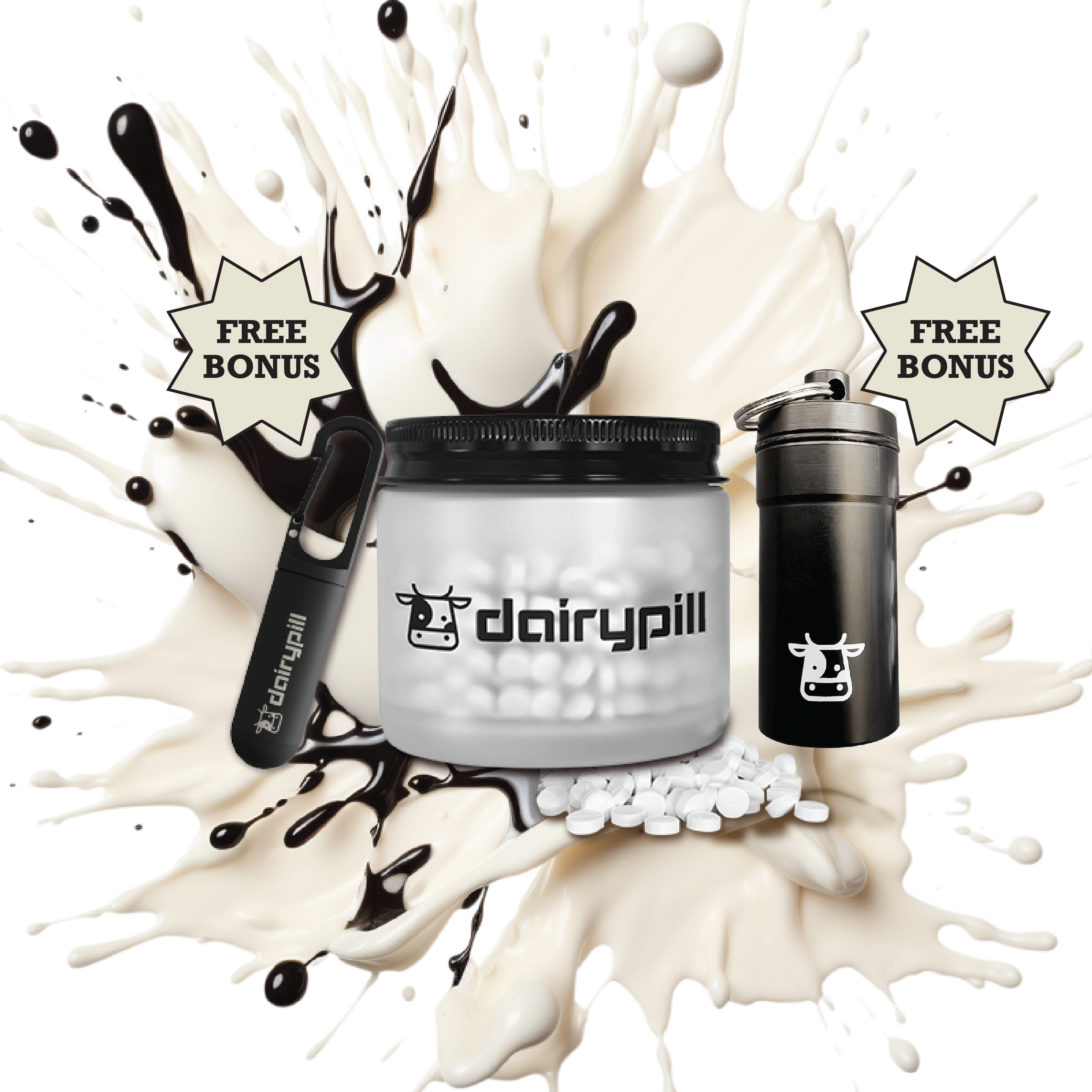 DairyPill: Lactose Intolerance Pills - Stop getting gassy from dairy.